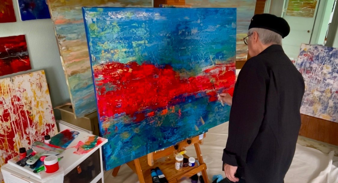 Original Abstract Paintings for Sale | Artist Gregory Christeas